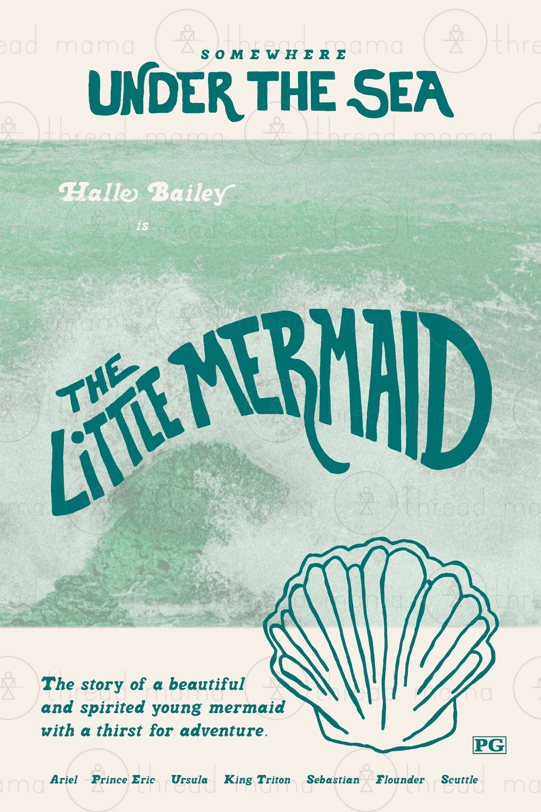 Disney Movie Poster The Little Mermaid