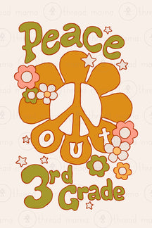 Peace Out (Last Day of School) - 3 Colorways included – Thread Mama