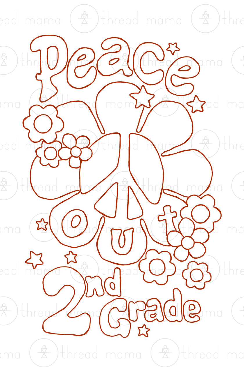 peace coloring sheet