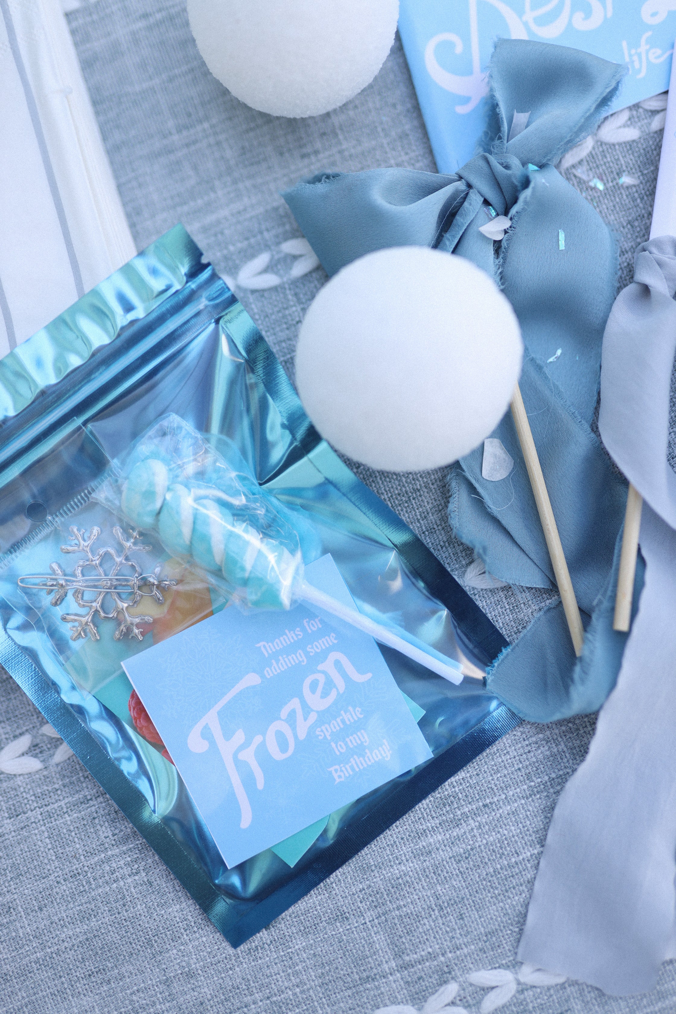 Frozen Birthday Tags and Flags in collaboration with @myfourwonders ...
