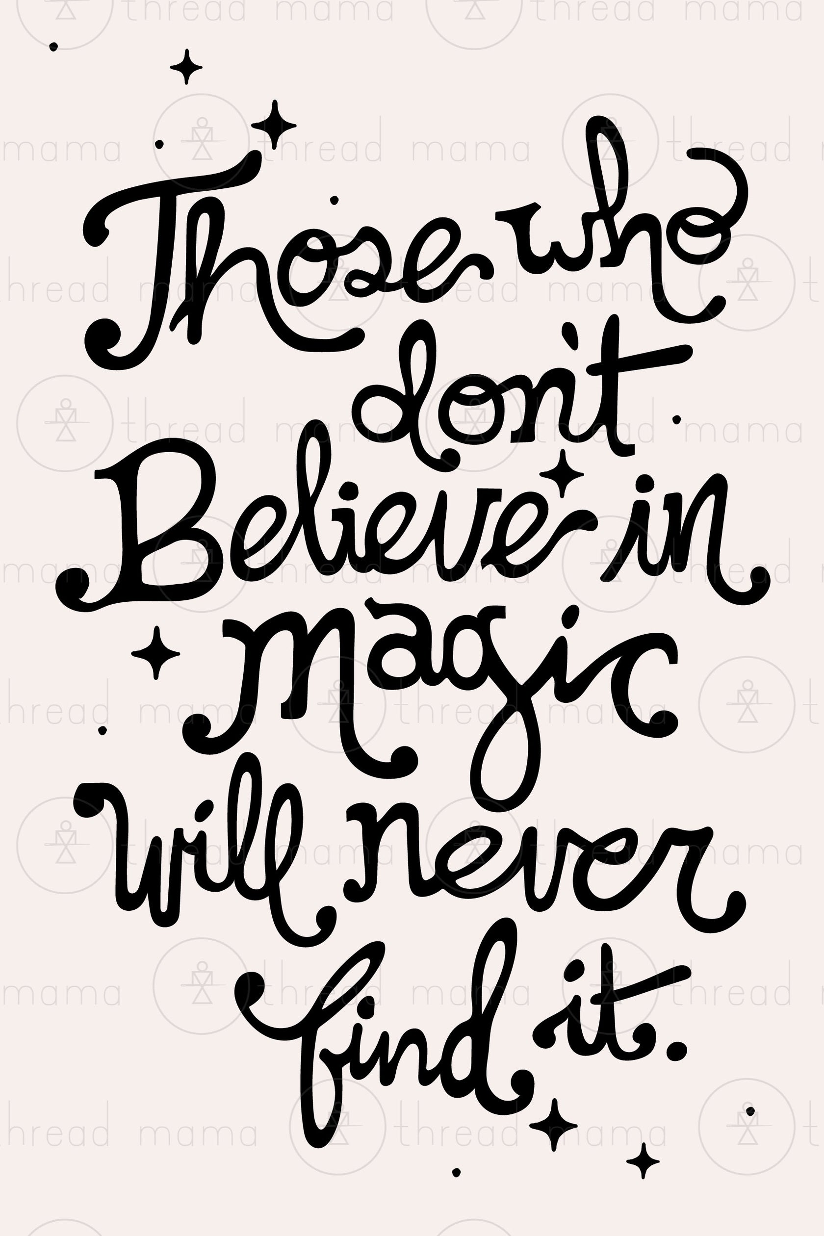 Believe In Magic (Set) - Opal + Olive x TM Collab – Thread Mama