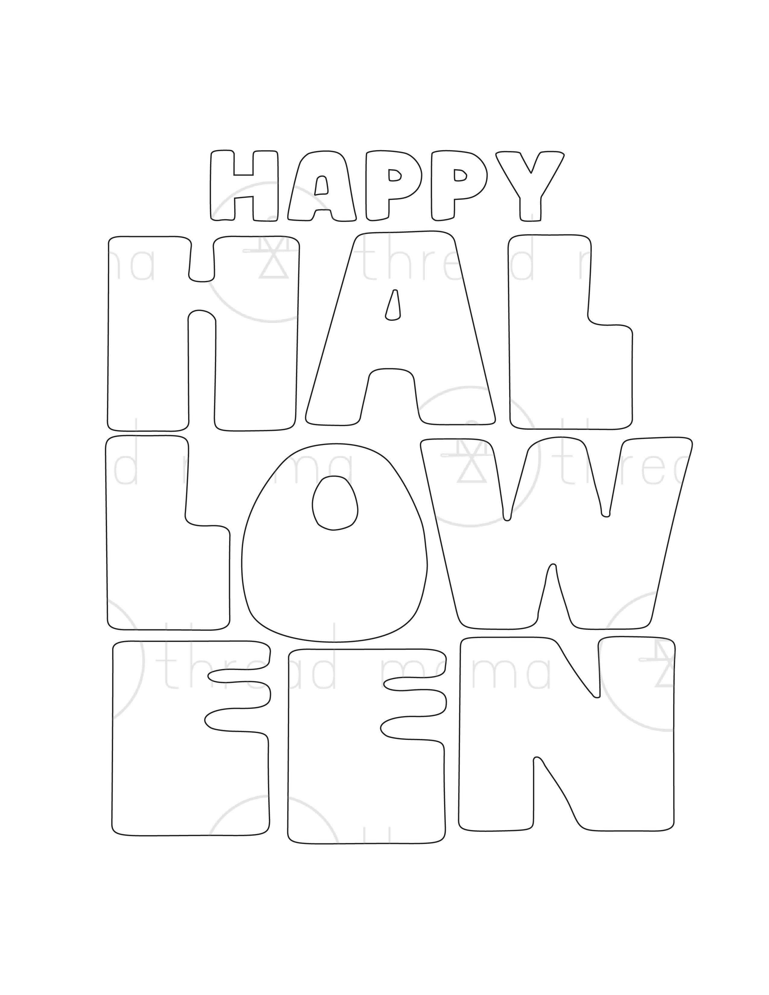 nice halloween coloring pages