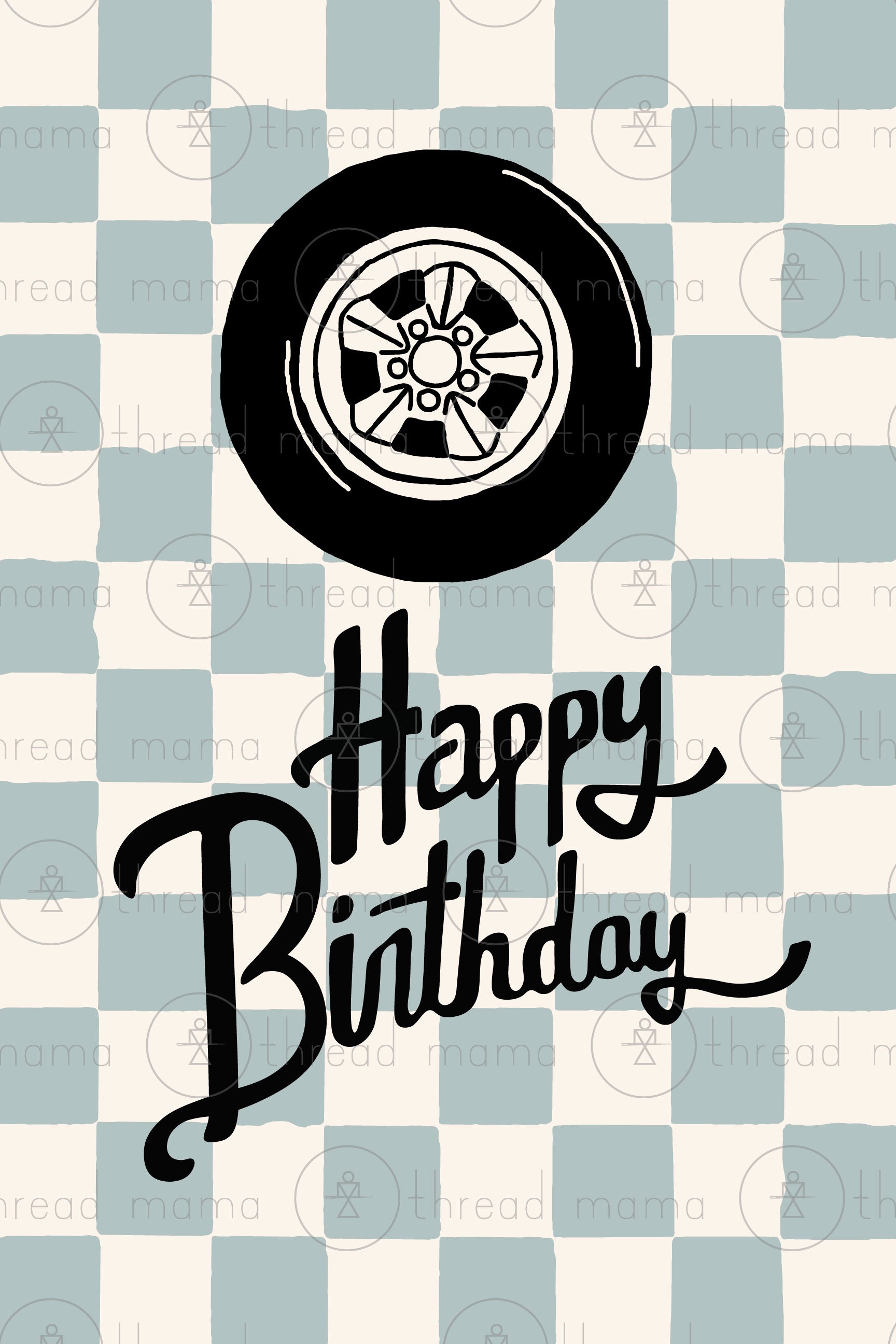 Race Car Happy Birthday – Thread Mama