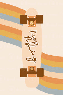 Keep Pushing (Printable Poster) – Thread Mama