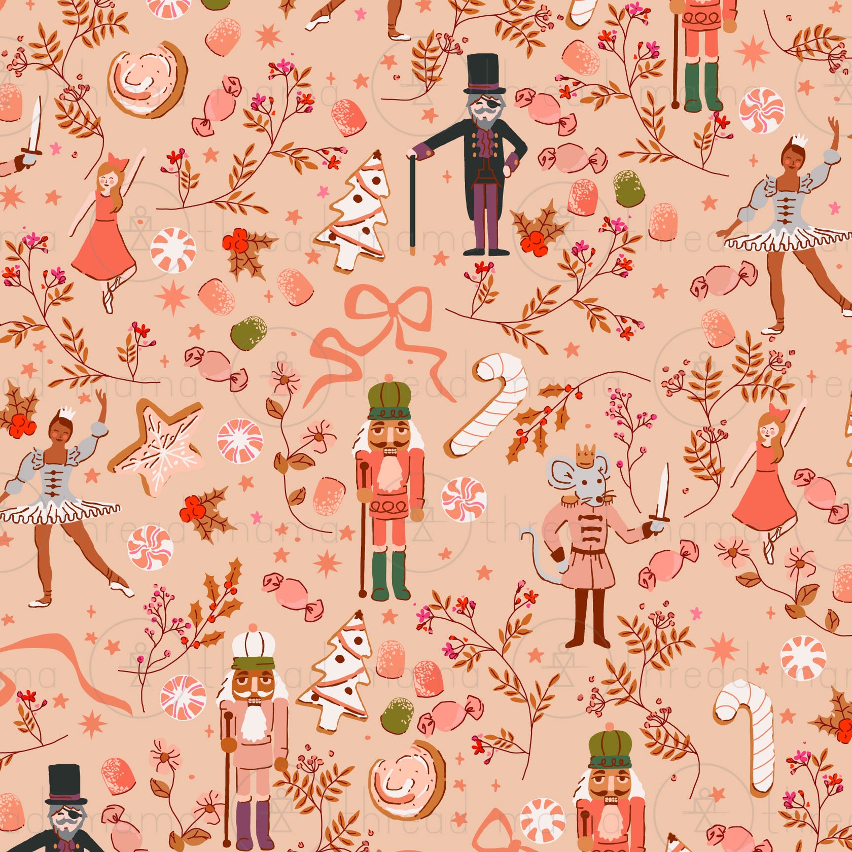 Repeating Pattern 265 - Set (Seamless) – Thread Mama
