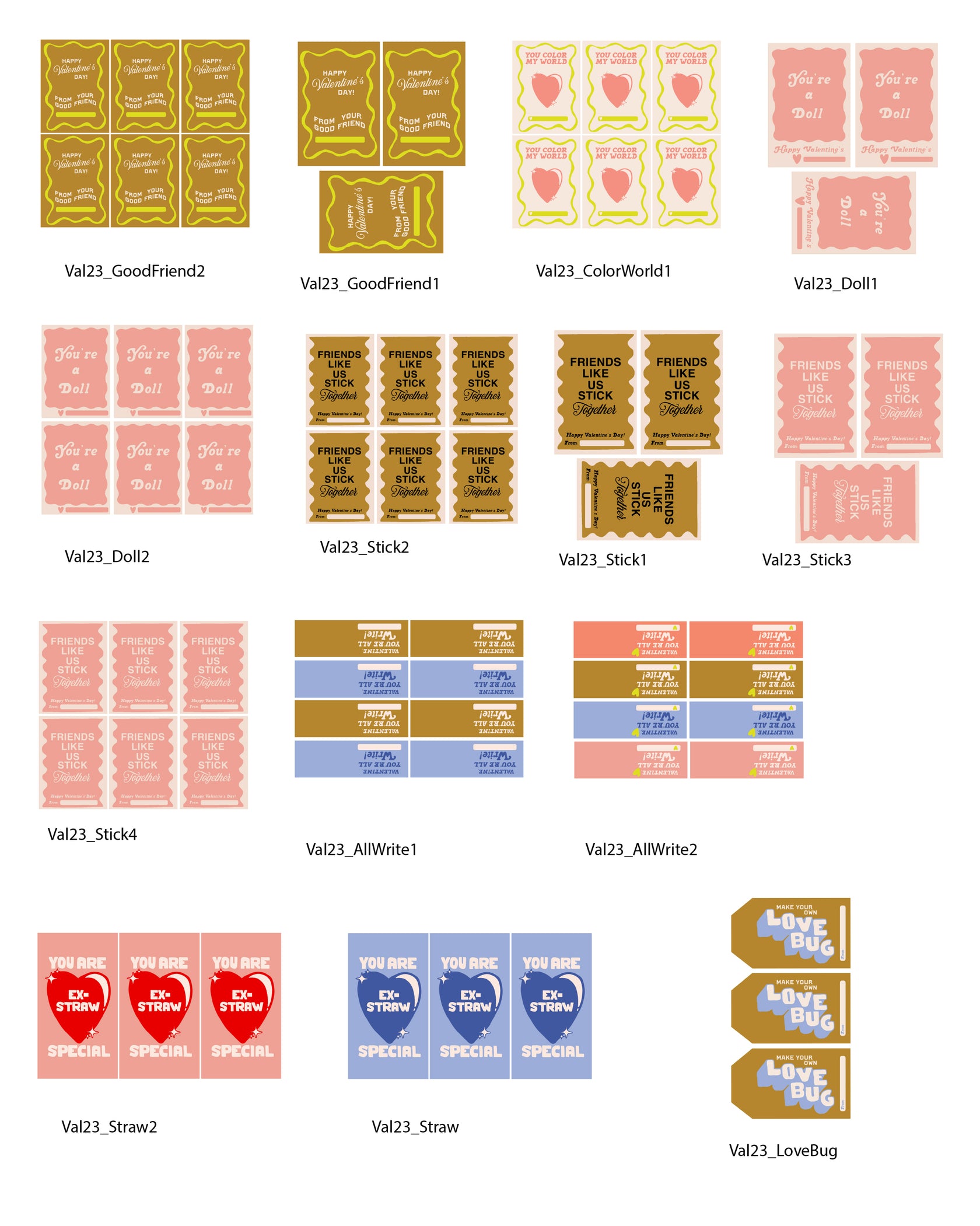 Valentine's Tags - (Vol.4) – Thread Mama