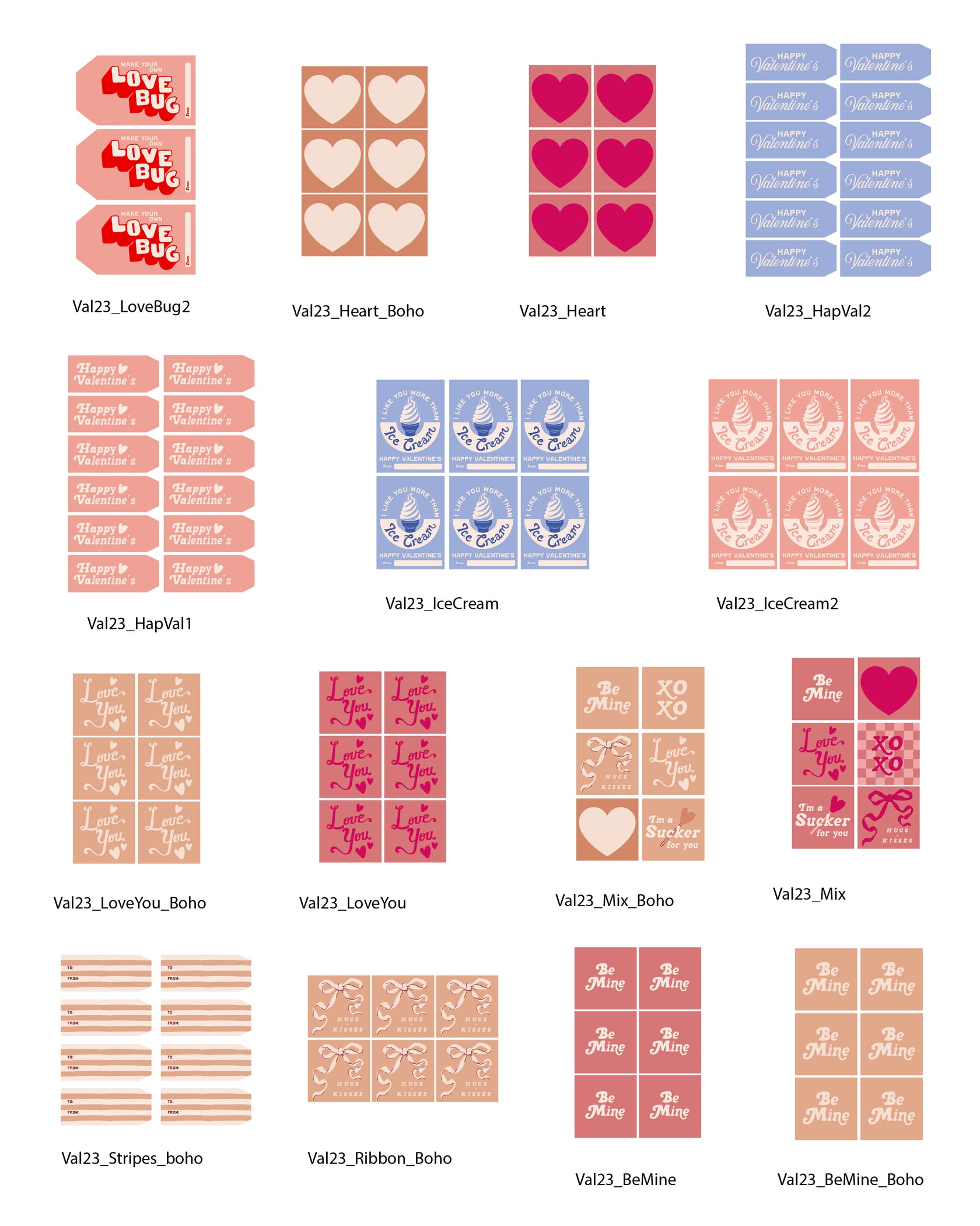 Valentine's Tags - (Vol.4) – Thread Mama